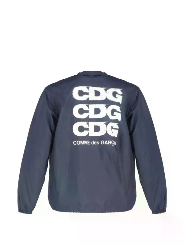 Comme Des Garçons Coach Logo Jacket - Blue