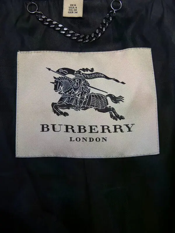 Burberry Fur-collar Double-breasted Virgin Wool Coat