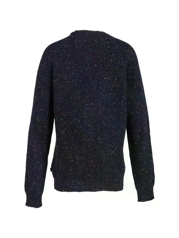Moschino Logo-patch Speckled Sweater