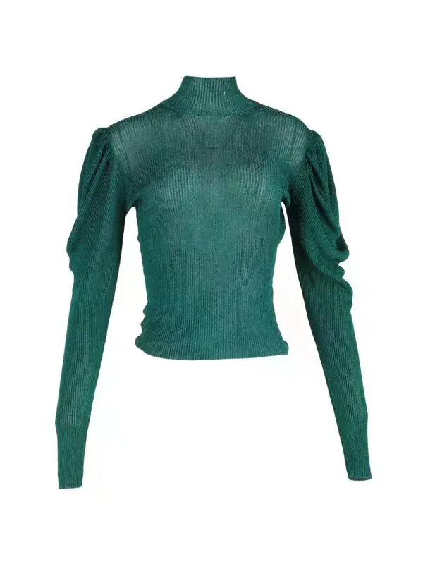 Caroline Constas Puff-sleeve Turtleneck Sweater