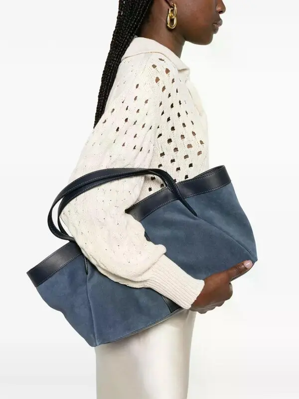 TWINSET Top Handle Tote Bag - Blue