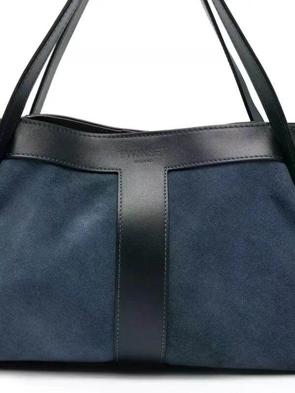 TWINSET Top Handle Tote Bag - Blue