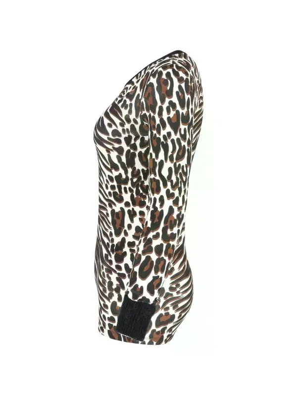 Stella McCartney Animal-print Long-sleeve Top