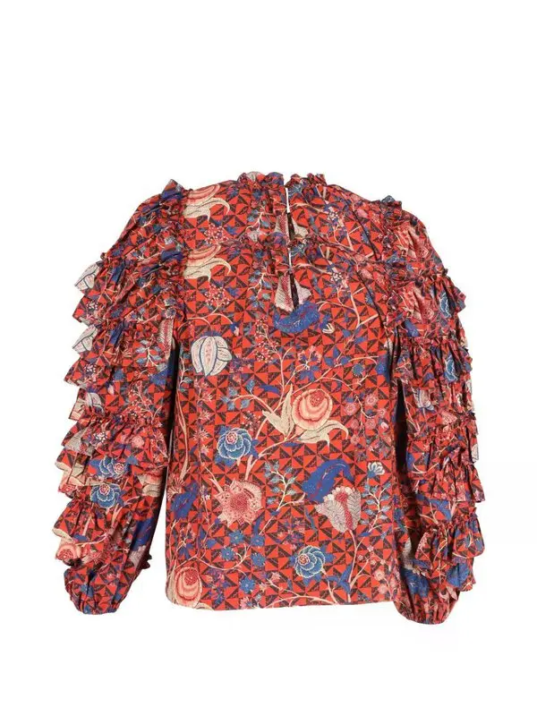 Ulla Johnson Ruffled-sleeve Top