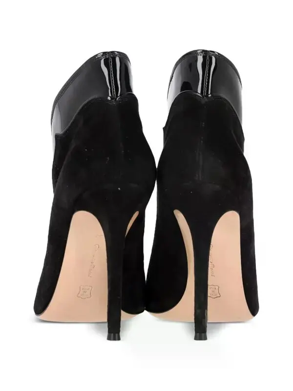 GIANVITO ROSSI Vamp Peep-toe Ankle Boots