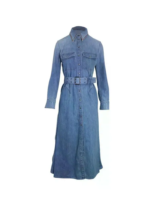 Chloé Belted Midi Dress