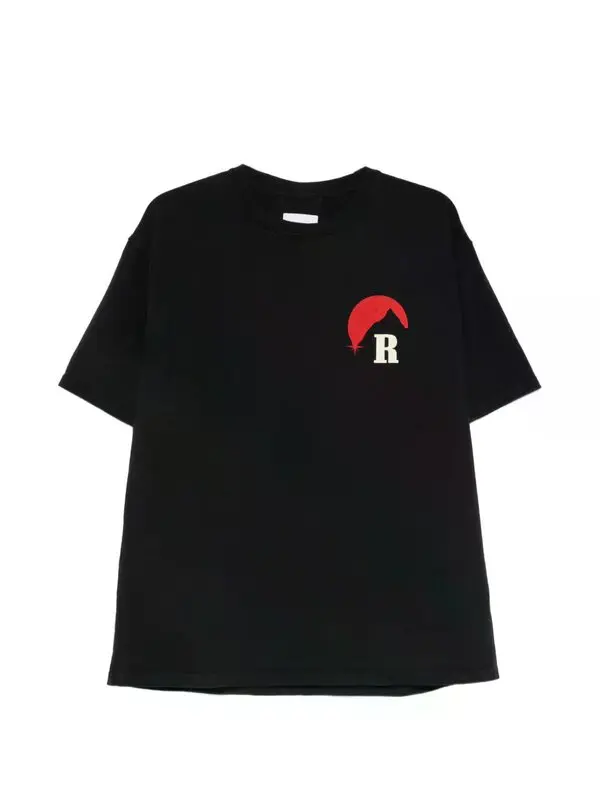 Rhude Logo-graphic T-shirt - Black
