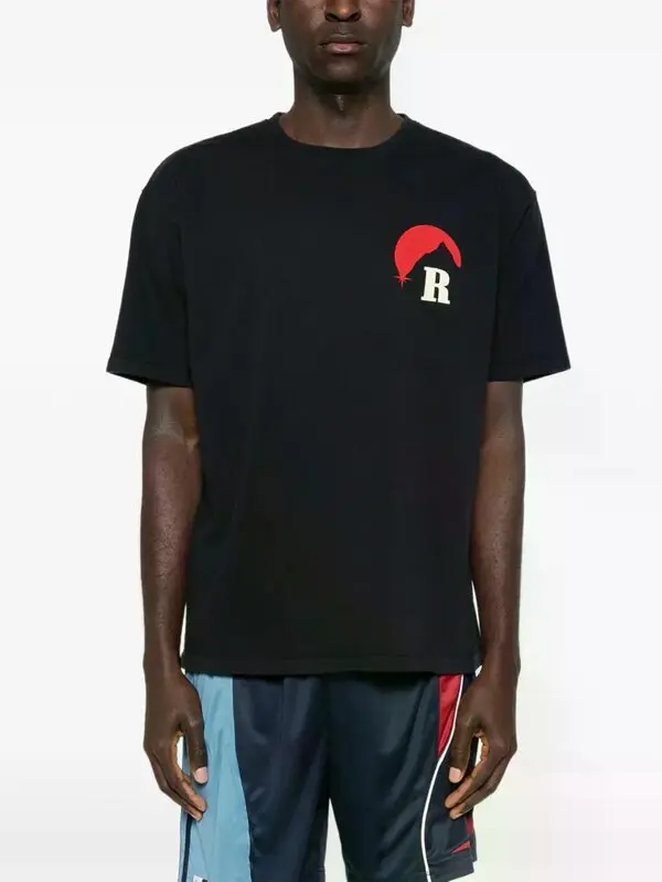 Rhude Logo-graphic T-shirt - Black