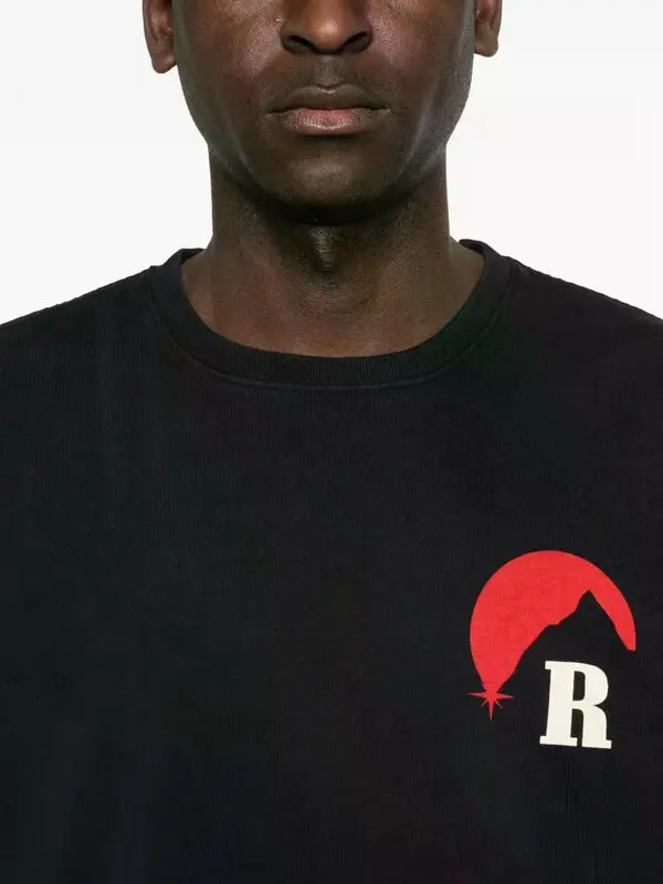 Rhude Logo-graphic T-shirt - Black