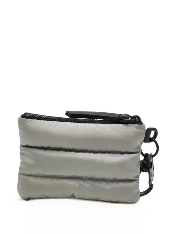 Moncler Caradoc Quilted Card Holder - Grey