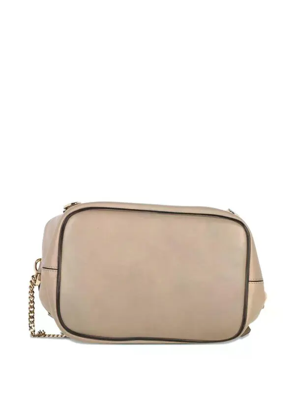 Chloé Faye Zip Leather Backpack - Neutrals