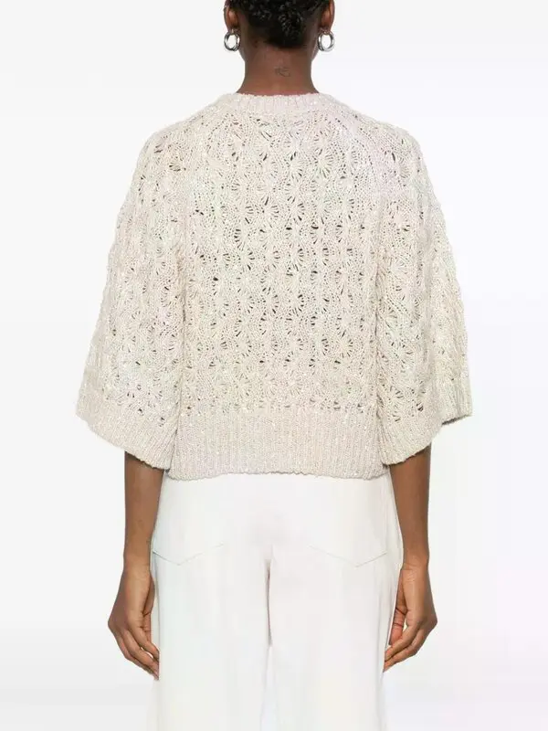 Brunello Cucinelli Open-knit Sweater