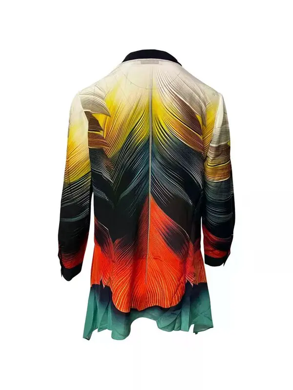 MARY KATRANTZOU Feather-print Shirt