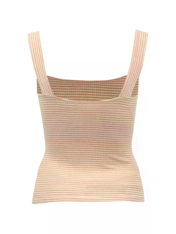 REFORMATION Ribbed Striped Tank Top