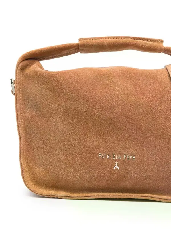 Patrizia Pepe Suede Tote Bag - Brown