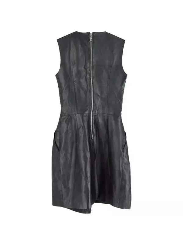 Iris & Ink Leather Pleated Dress