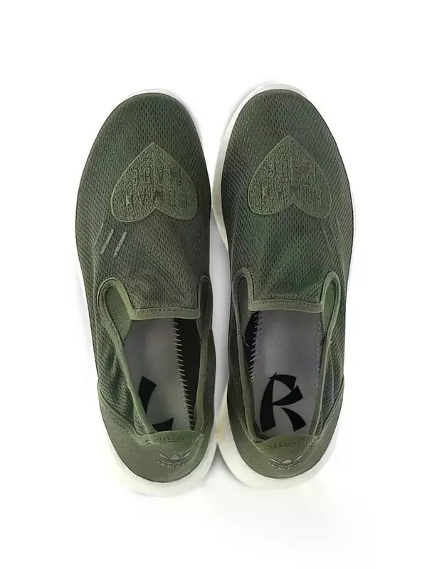 Adidas X Human Made Pure Mesh Slip-on Sneakers - Green