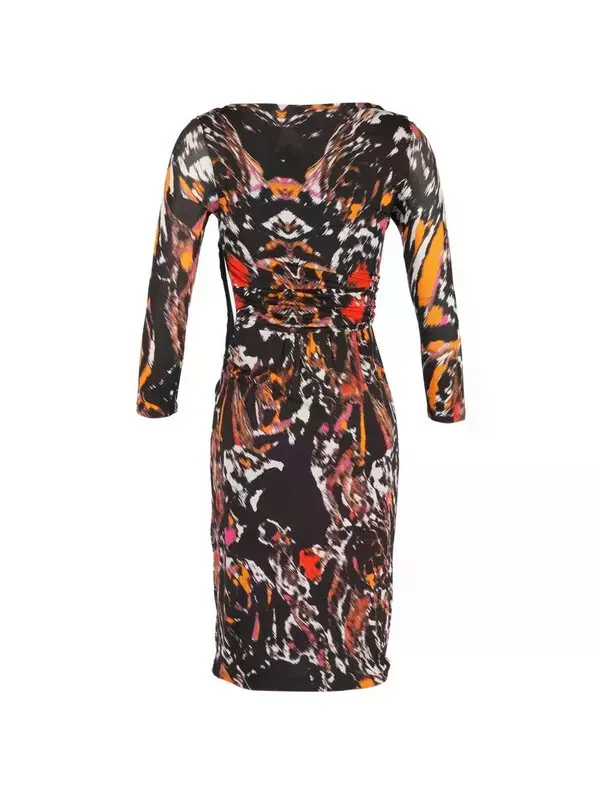 Max Mara Printed Round-neck Dress