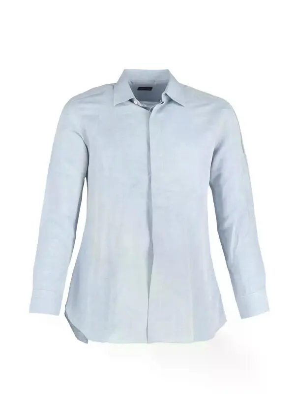 Ermenegildo Zegna Buttoned Long-sleeve Shirt
