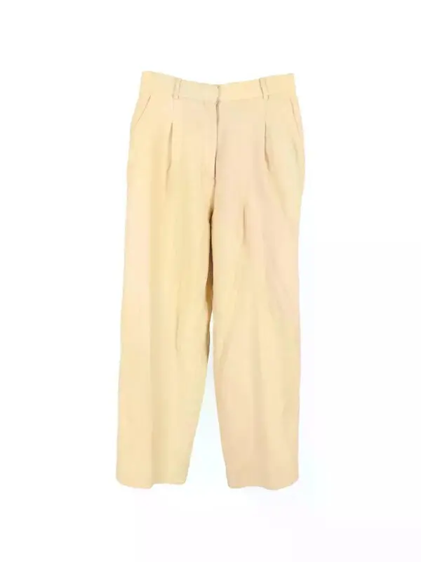 Sandro Wide-leg Cotton Trousers
