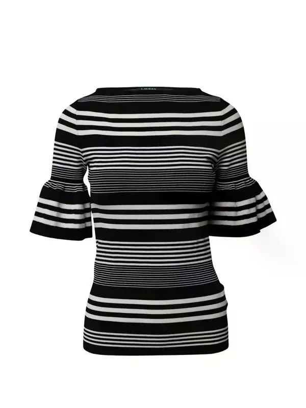 Ralph Lauren Striped T-shirt With Bell Sleeves