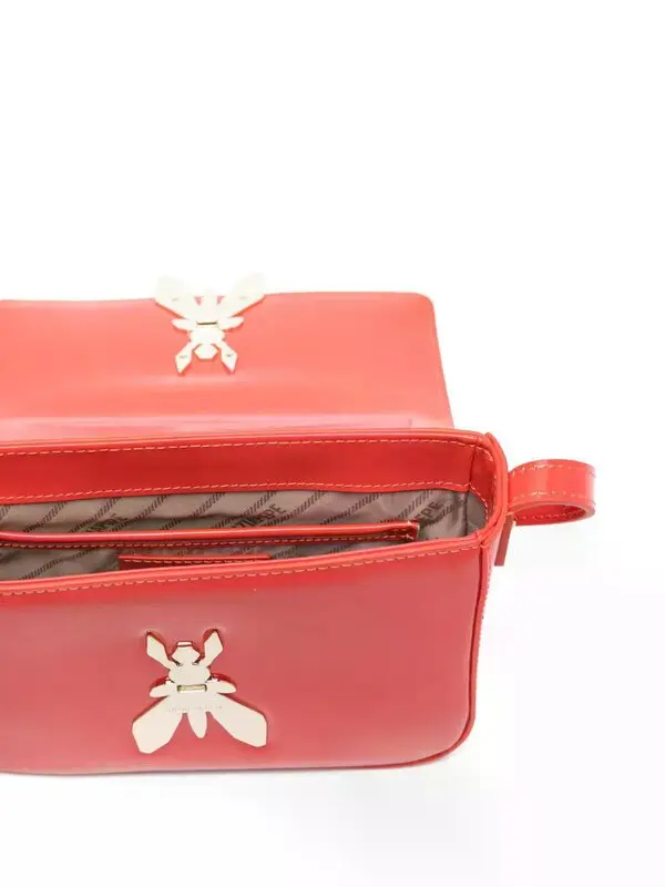 Patrizia Pepe Essential Fly Glossy Leather Mini Bag