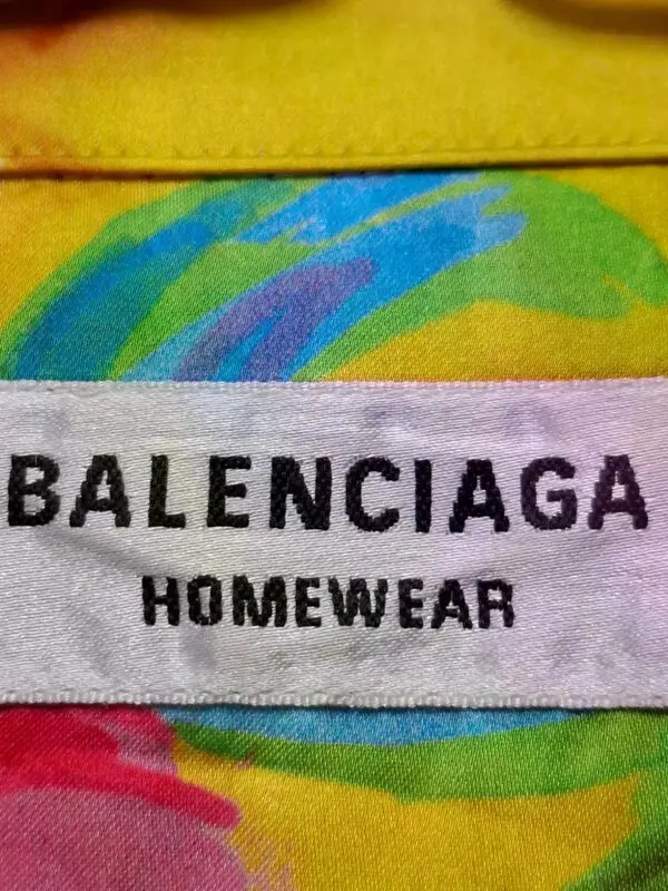 Balenciaga Floral-printed Silk Shirt
