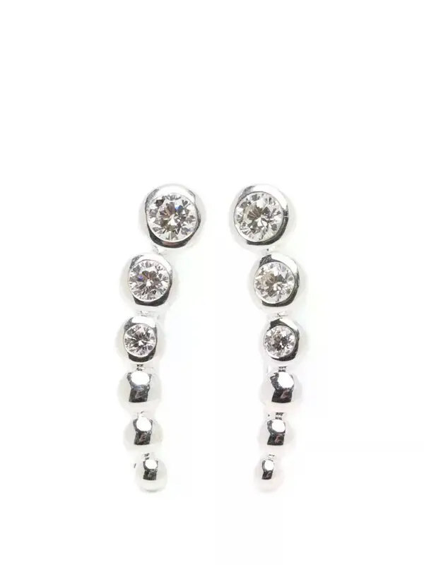 MISSOMA Tennis Climber Stud Earrings - Silver