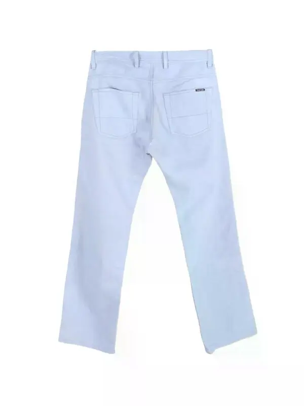 TOM FORD Mid-waist Straight-leg Trousers - Blue