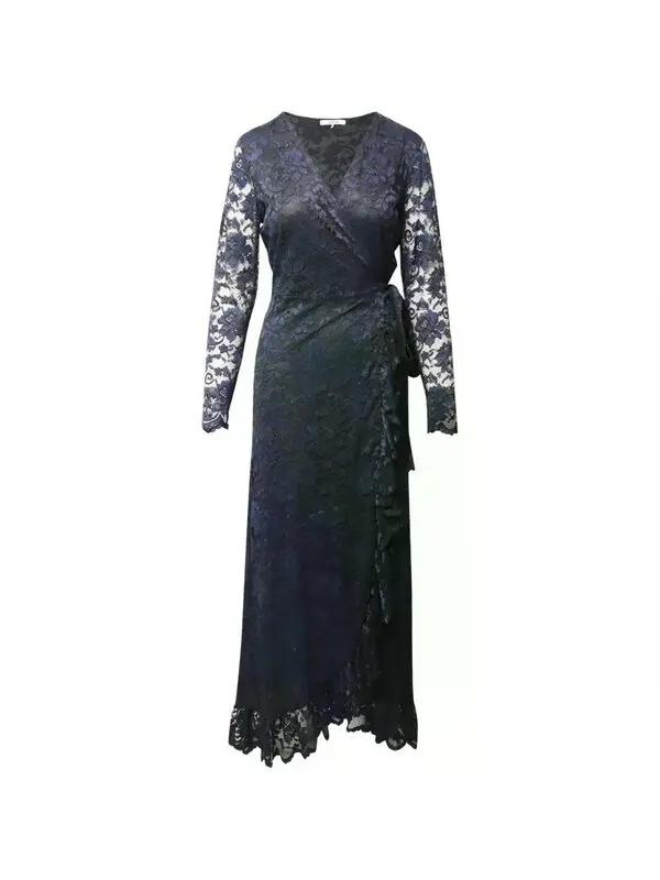 GANNI Lace Wrap Dress
