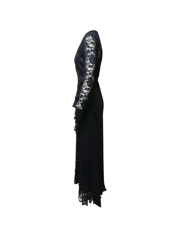 GANNI Lace Wrap Dress