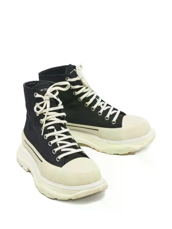 Alexander McQueen Canvas Lace-up Platform Sneakers