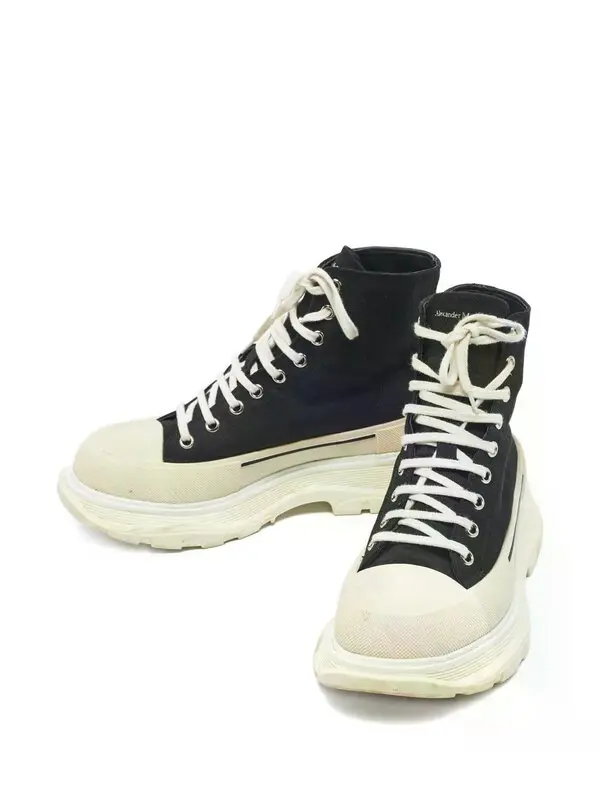 Alexander McQueen Canvas Lace-up Platform Sneakers