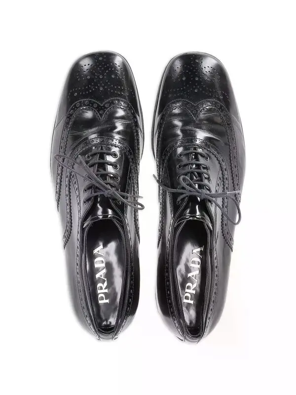 Prada Lace-up Brogue Shoes