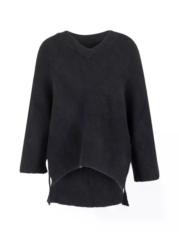 Adam Lippes V-neck High-low Hem Sweater