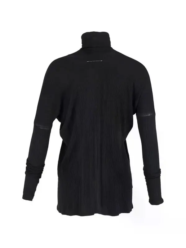 MAISON MARGIELA Ribbed Oversized Turtleneck Sweater