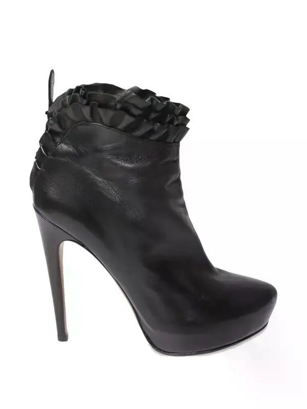 Alaïa Ruffled High-heel Boots