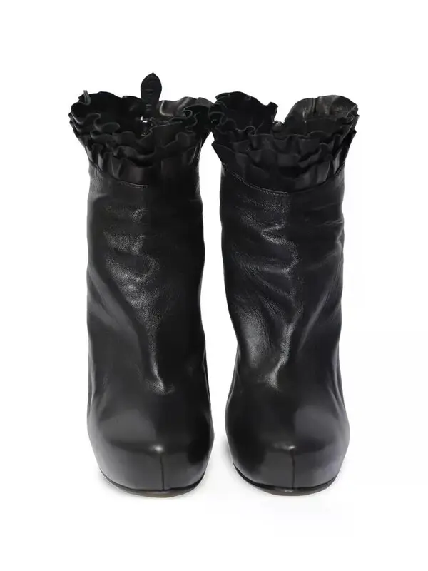 Alaïa Ruffled High-heel Boots