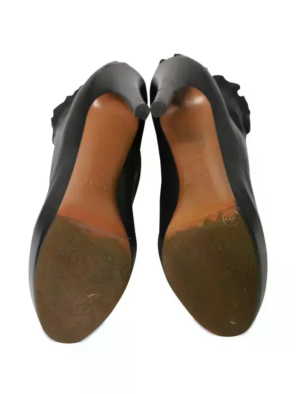 Alaïa Ruffled High-heel Boots