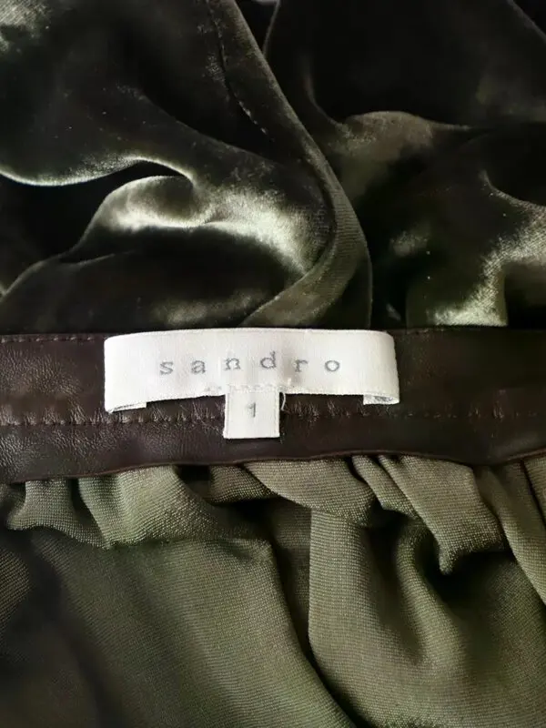 Sandro Bow-detail Mini Skirt