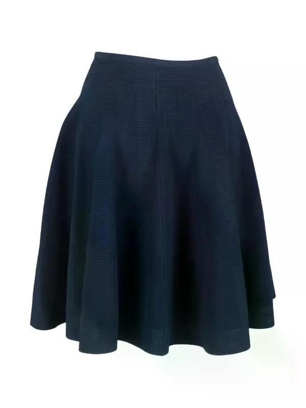 Alaïa Flared A-line Mini Skirt - Blue