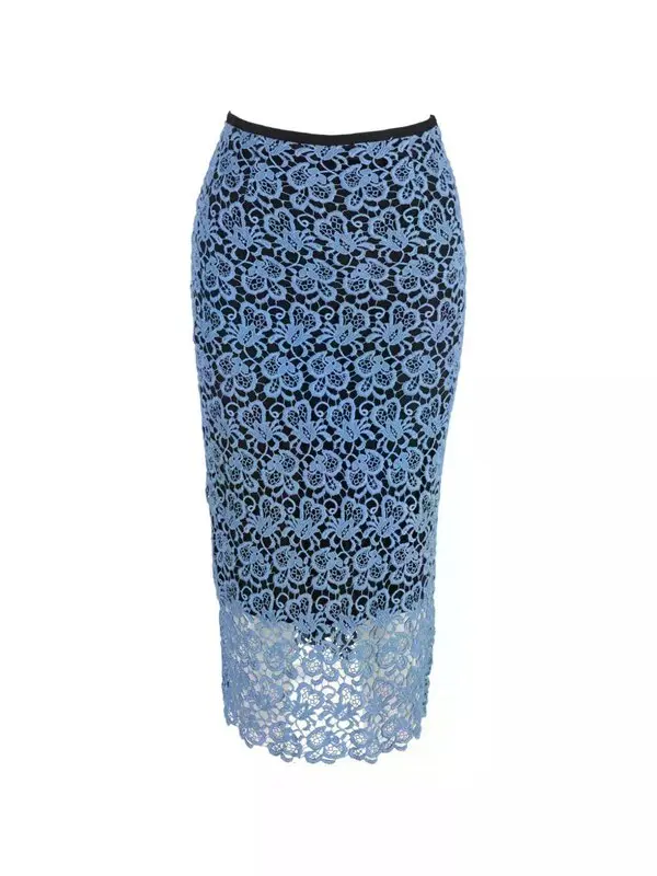 Erdem Lace Zip Midi Skirt