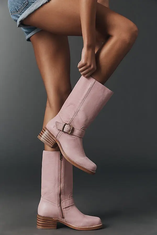 THE FRYE COMPANY Exclusive Campus Buckle Boots - Pink