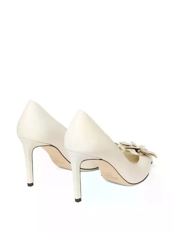 JIMMY CHOO Bomba Mimi 85mm Flower-appliqué Pumps