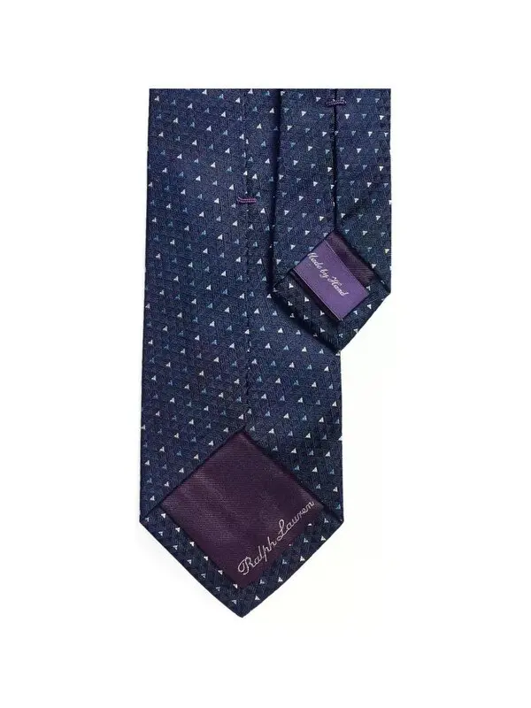 Ralph Lauren Purple Label Patterned Silk Neck Tie