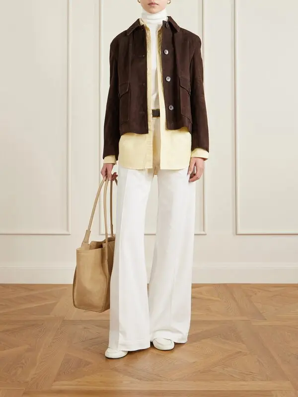 Polo Ralph Lauren Stretch-cotton Twill Wide-leg Trousers