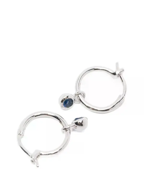 MISSOMA Tennis Charm Mini Hoop Earrings