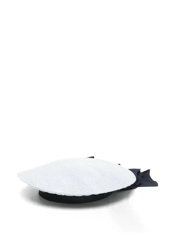 Vivetta Bow-detail Cap - Blue