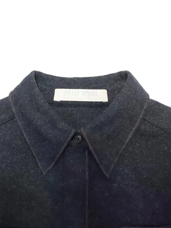 Miu Miu Wool Button-fastening Shirt