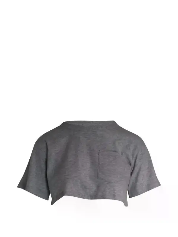 ALEXANDER WANG Cropped Cotton T-shirt